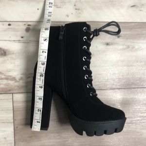 TOP Moda | Shoes | New Michi Patent Chunky Heel Boots | Poshmark